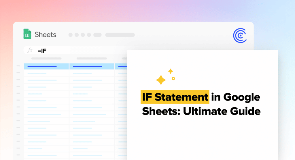 IF Function Google Sheets Ultimate Guide