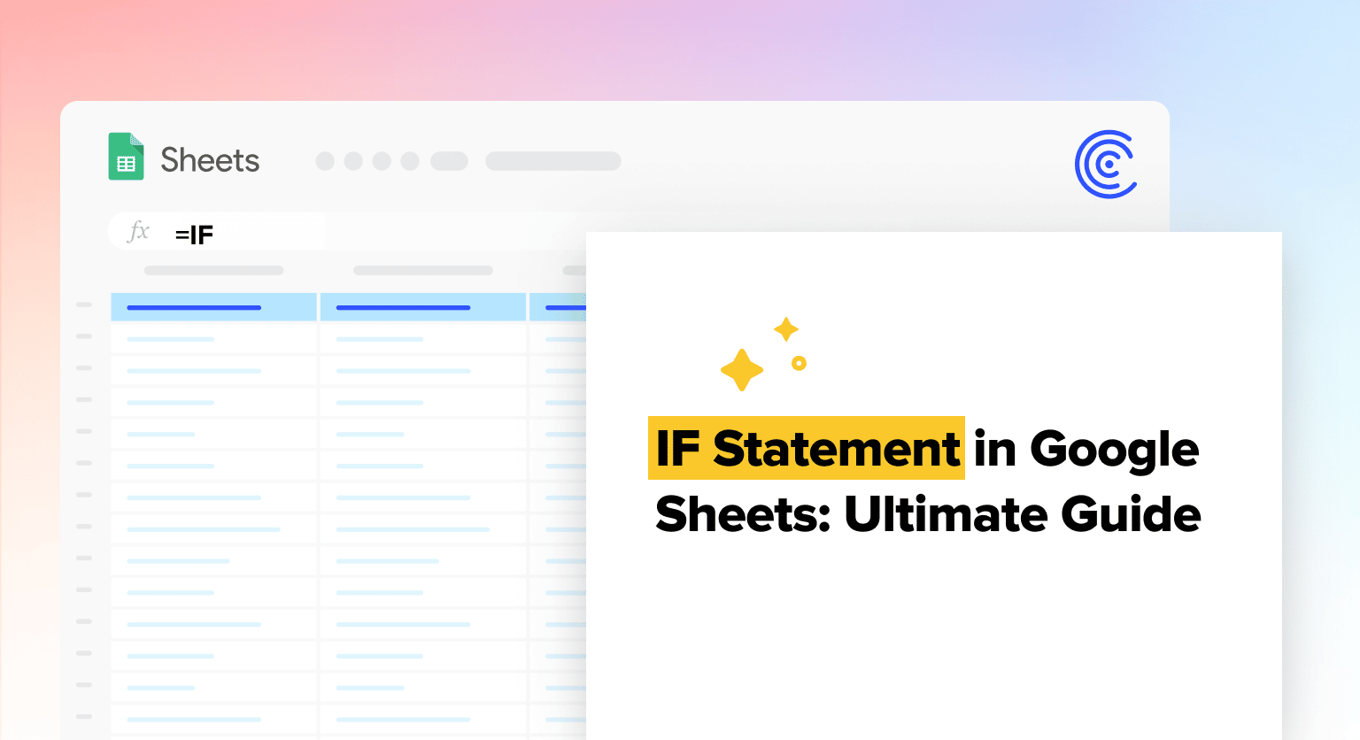 IF Function Google Sheets Ultimate Guide