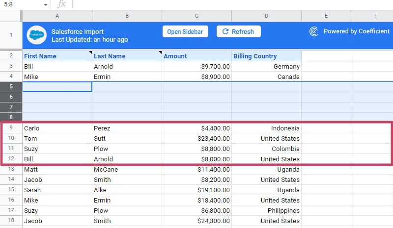 How To Insert Multiple Rows In Google Sheets Coefficient