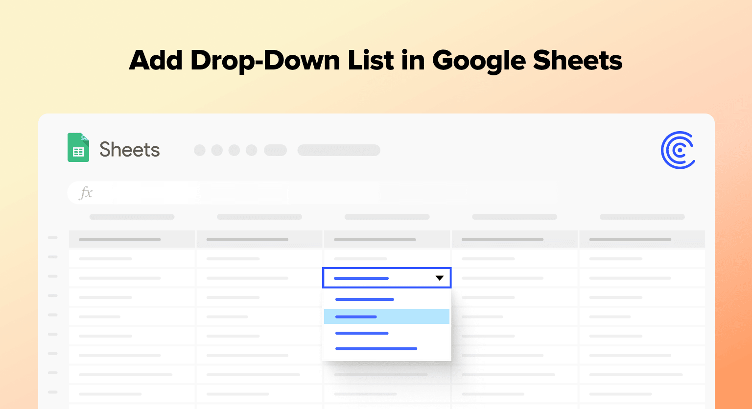  How To Add Drop Down List In Google Sheets Coefficient