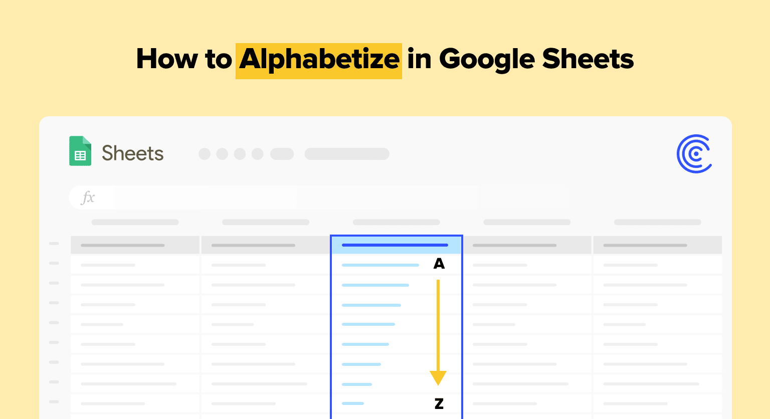 How To Alphabetize In Google Sheets Coefficient