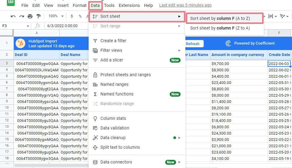 How To Sort By Date In Google Sheets