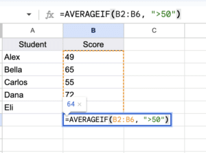 Calculate and Apply Averages in Sheets