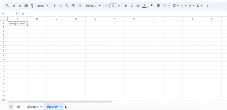 How To Make A Table In Google Sheets