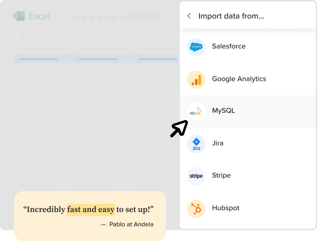Connect MySQL To Excel Integrate In 1 Minute Coefficient