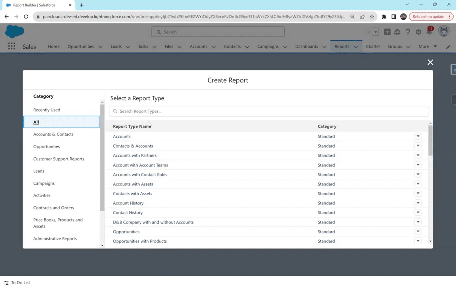How to create a report in Salesforce? Walkthrough Guide + Video