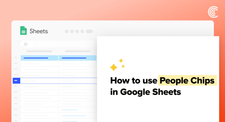 Streamline Teamwork with Google Sheets People Chips