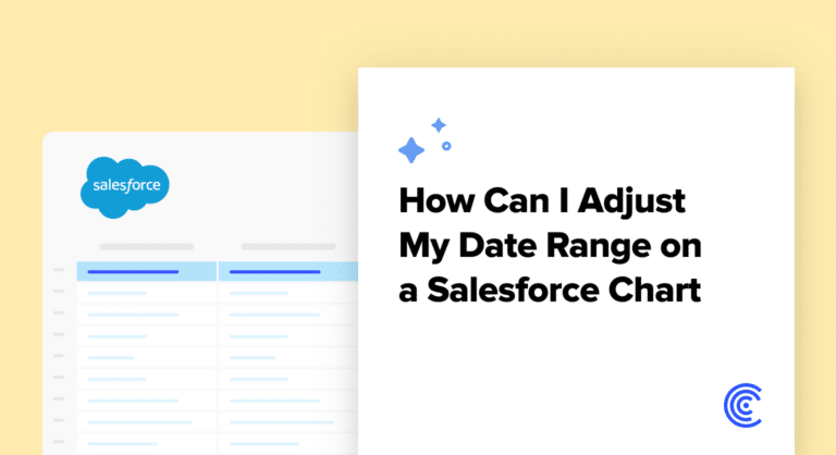How to Adjust Date Range on a Salesforce Chart?