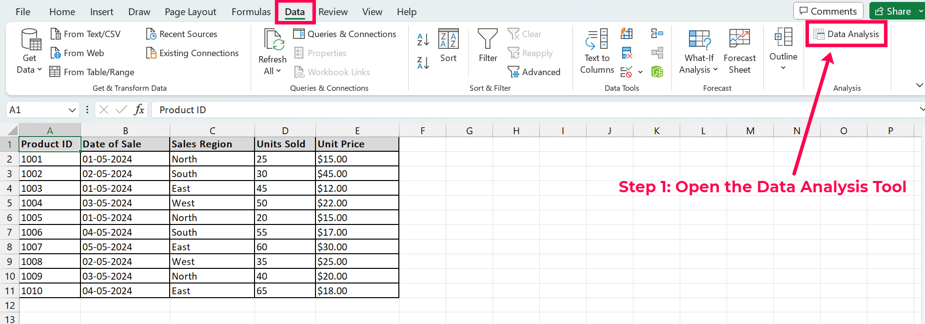 Data Analysis In Excel Using Analysis ToolPak Guide Examples Data Analysis In Excel Using Analysis ToolPak Guide Examples