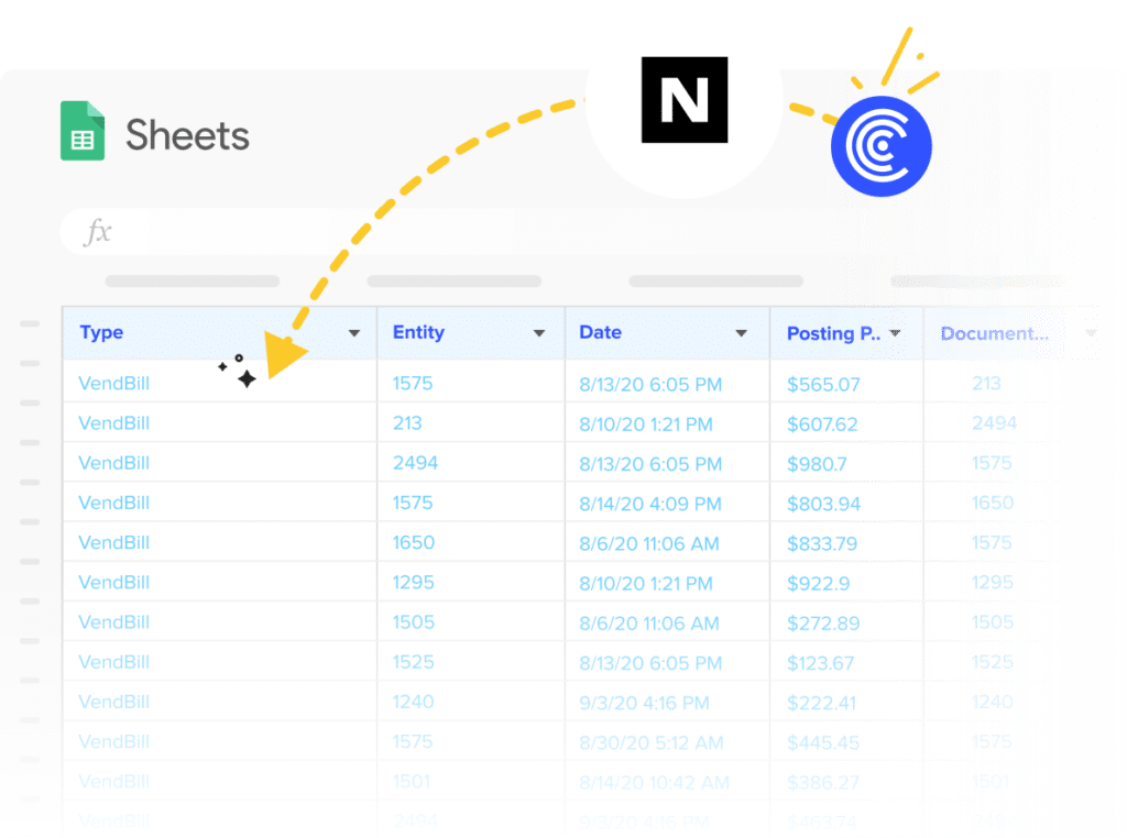 Connect NetSuite to Google Sheets & Pull Data in 1 Minute
