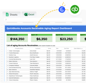 Free Accounts Receivable (AR) Aging Report Template for QuickBooks
