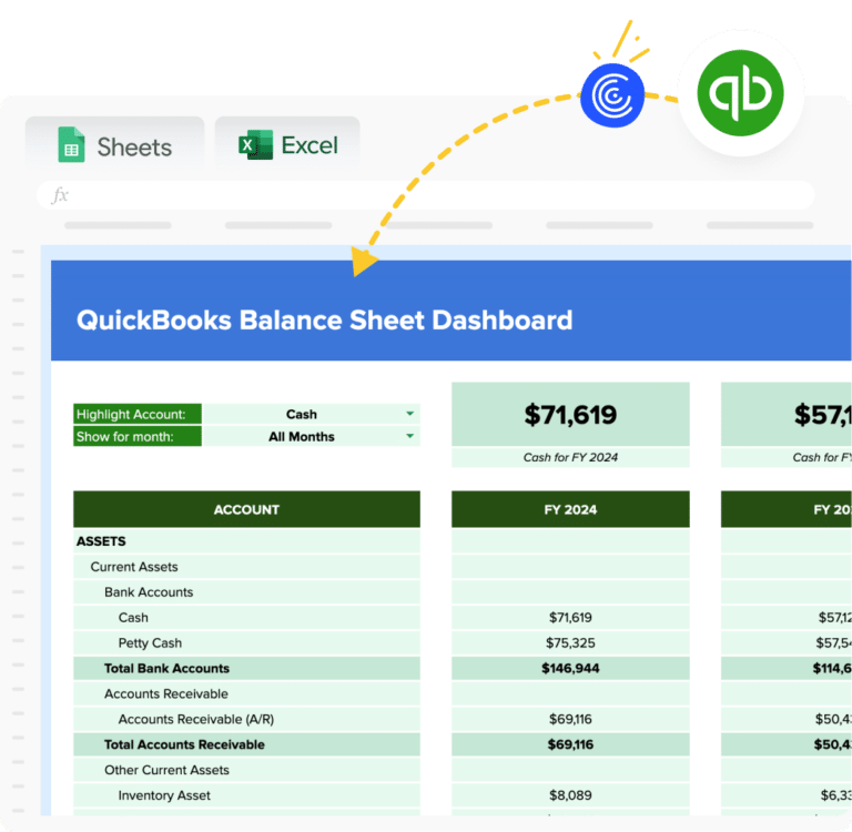 Free QuickBooks Balance Sheet Template | Real-Time Insights