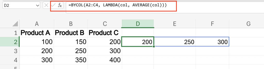 Excel Bycol Function Tutorial Column Processing Made Simple 2025 Guide 6233