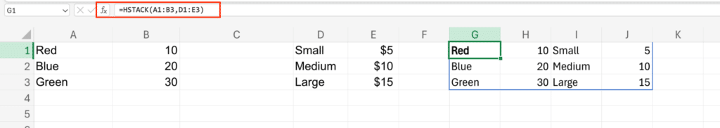 Hstack Function Mastery Combine Arrays In Excel Sheets And Python 2025 5677