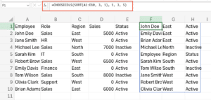 Excel Choosecols Function A Complete Guide 2025 Update