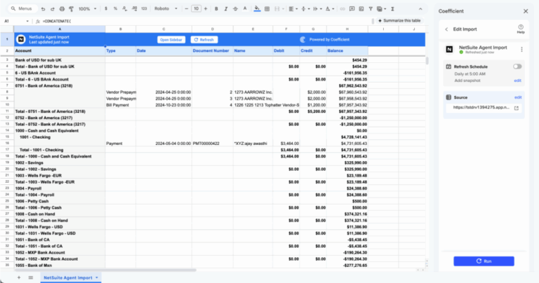 How to Pull NetSuite Custom Reports into Excel - Coefficient